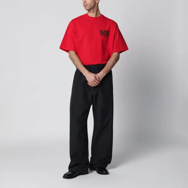 WILLY CHAVARRIA Cotton Trousers - Black