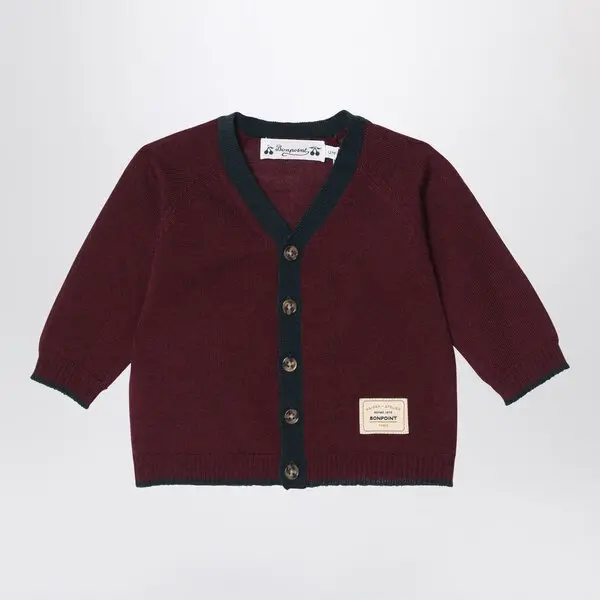 Bonpoint Wool Cardigan - Red
