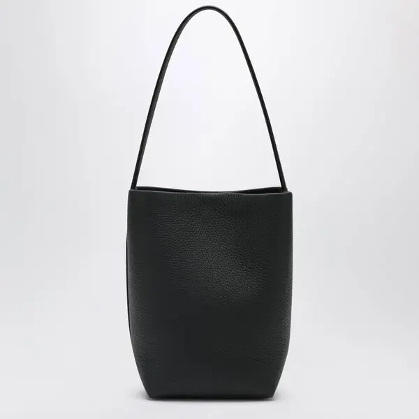 THE ROW Small Park Tote In Grained Calfskin Leather - Blue