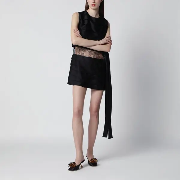FERRAGAMO Mini Dress With Lace