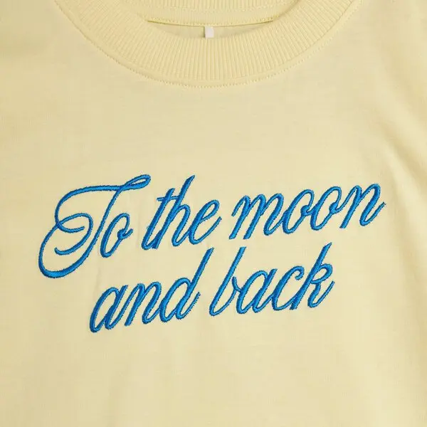MINI RODINI T-shirt With Embroidery - Yellow