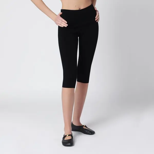 TOTEME Viscose Blend Cropped Leggings