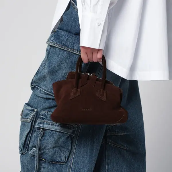 Attico Suede La Passeggiata Mini Bag - Brown