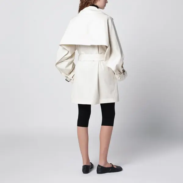 TOTEME Double-breasted Cotton Trench Coat - Beige