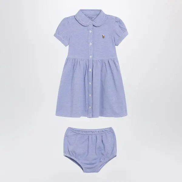Polo Ralph Lauren Dress With Bloomers - Light Blue