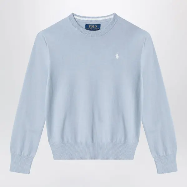 Polo Ralph Lauren Cotton Crew-neck Sweater - Light Blue