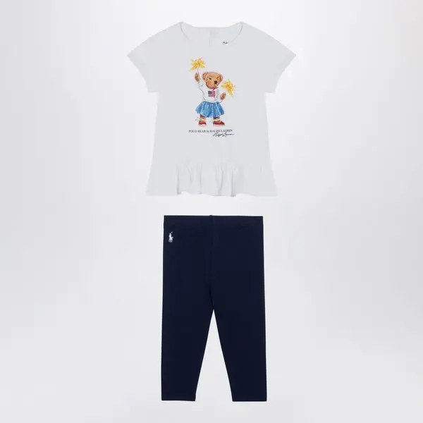 Polo Ralph Lauren Cotton Two-piece Set With Print - Blue