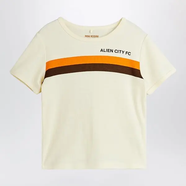 MINI RODINI Alien City Fc 8 T-shirt - White