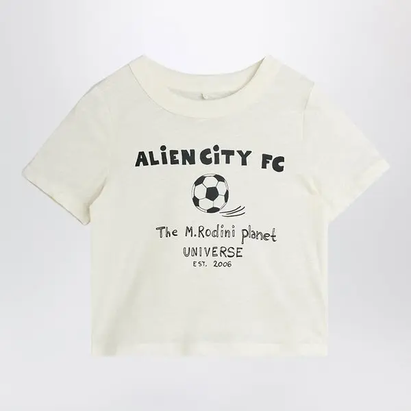 MINI RODINI Alien City Fc T-shirt - White