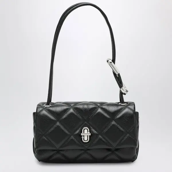Marc Jacobs Quilted Leather Mini Bag With J Marc Turn-lock - Black