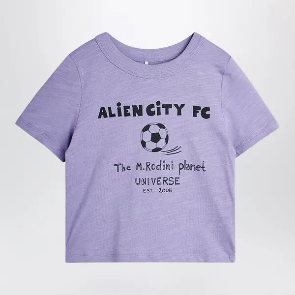 MINI RODINI Alien City Fc T-shirt - Purple