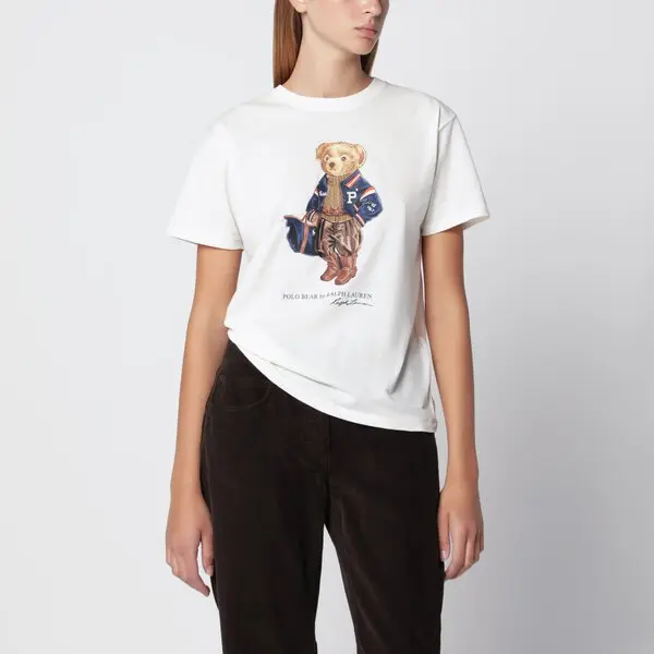Polo Ralph Lauren Cotton Polo Bear T-shirt - White