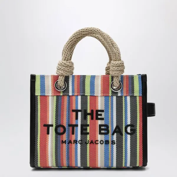 Marc Jacobs Small Rainbow-striped Mesh Tote - Red