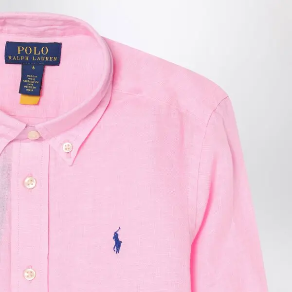 Polo Ralph Lauren Linen Button-down Shirt - Pink