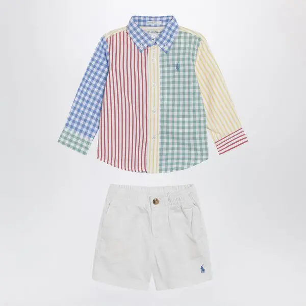 Polo Ralph Lauren Color-block Cotton Two-piece Set - Multicolor