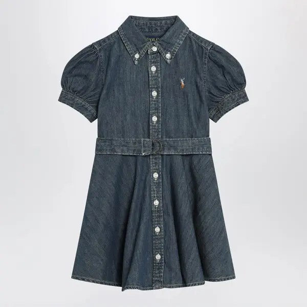 Polo Ralph Lauren Cotton Denim Shirt Dress - Blue