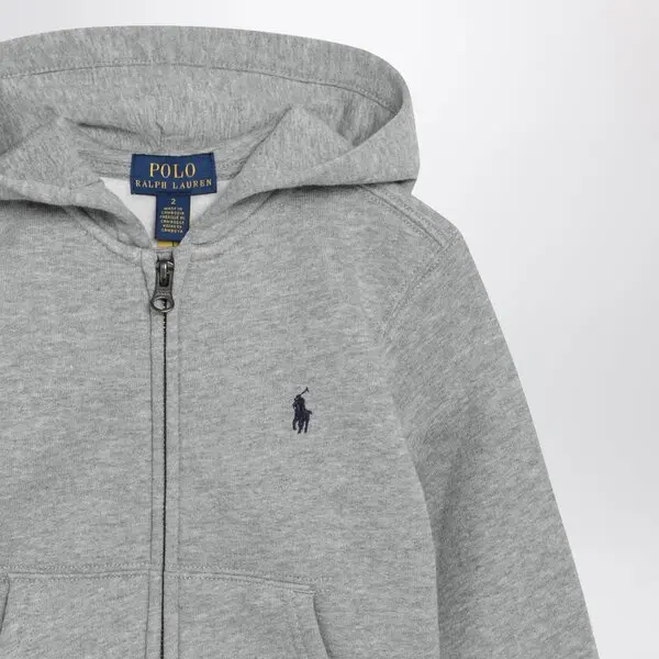Polo Ralph Lauren Cotton-blend Zip-up Hoodie - Grey