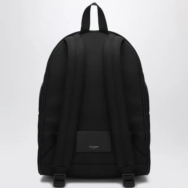 Saint Laurent Leather And Nylon Backpack - Black