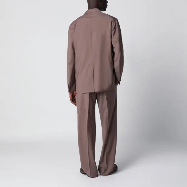 Tagliatore Taupe Double-breasted Wool Suit