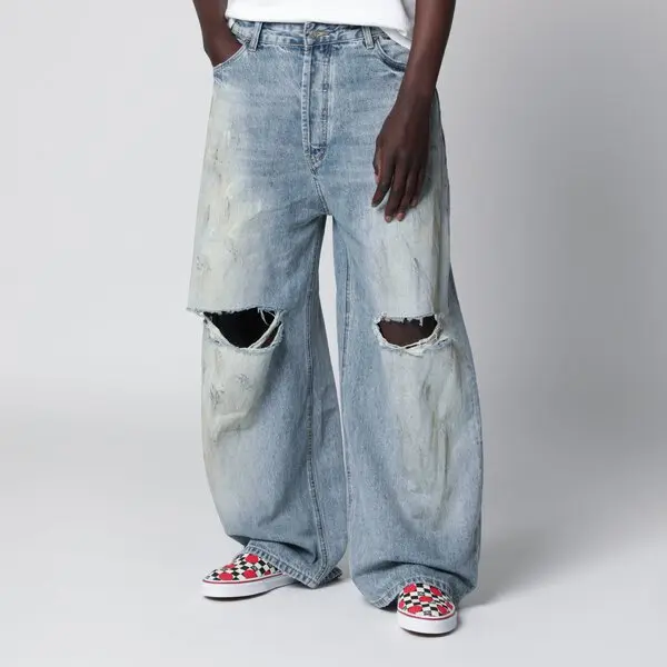 DAGGER Faded Ripped Johnny Jeans