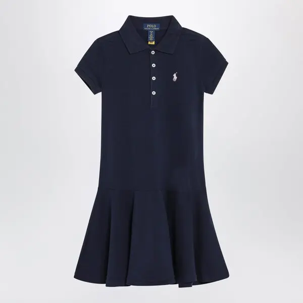 Polo Ralph Lauren Cotton Short Sleeve Dress - Blue