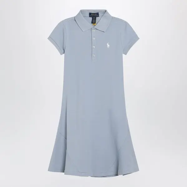 Polo Ralph Lauren Cotton Shirt Dress - Light Blue