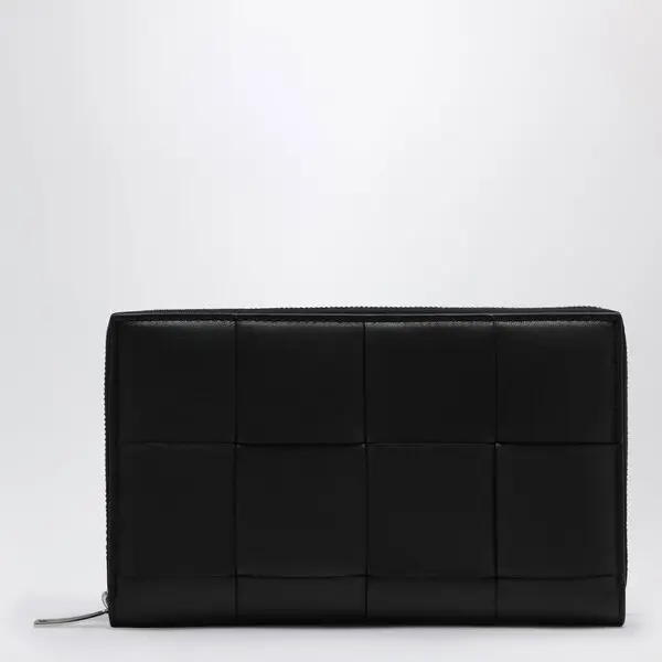 Bottega Veneta Cassette Zip-around Wallet - Black