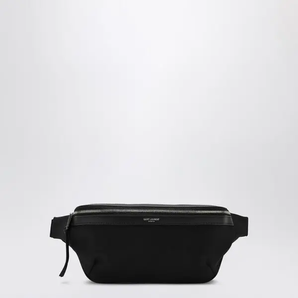 Saint Laurent Canvas Belt Bag - Black