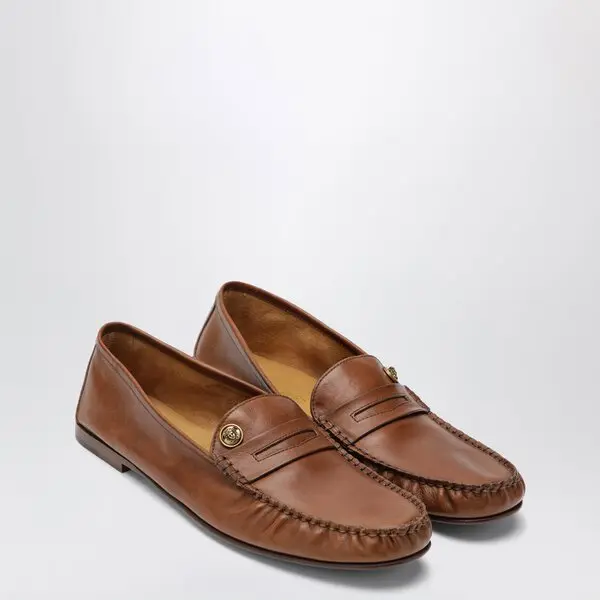 Versace Calf Leather Loafers