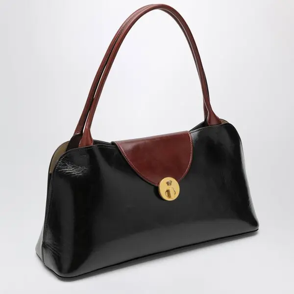 Versace Vivian East/west Leather Bag - Black