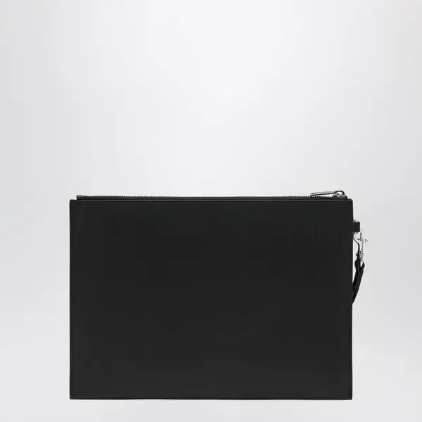 Saint Laurent Tablet Holder In Grain De Poudre Leather