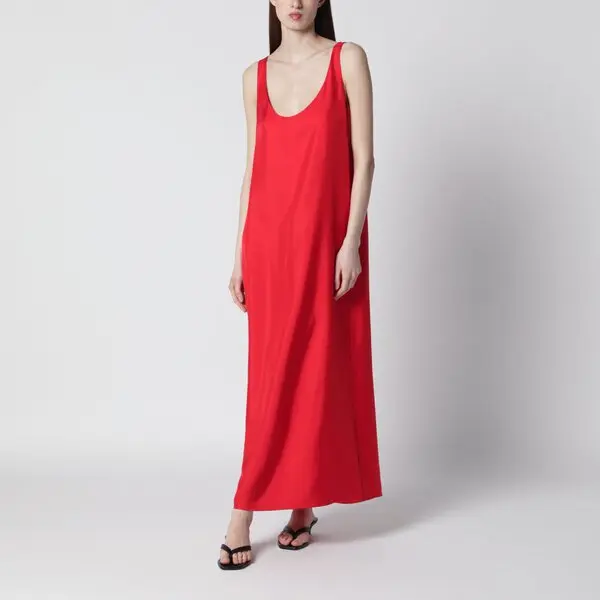 RÓHE Silk Dress - Red