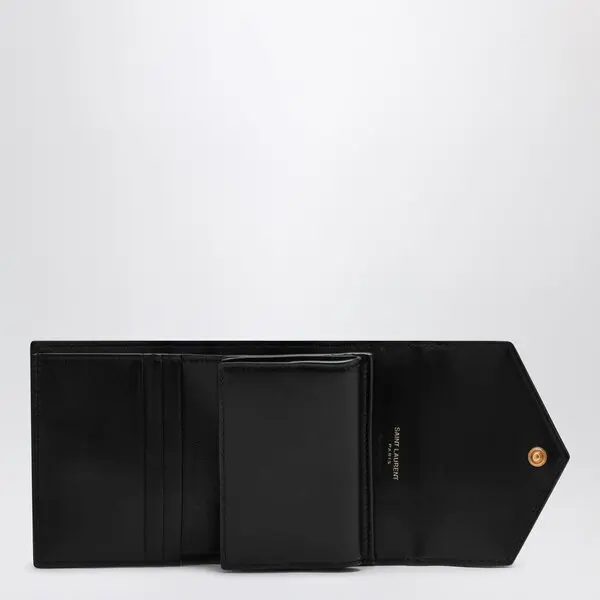 Saint Laurent Cassandre Matelassé Tri-fold Wallet