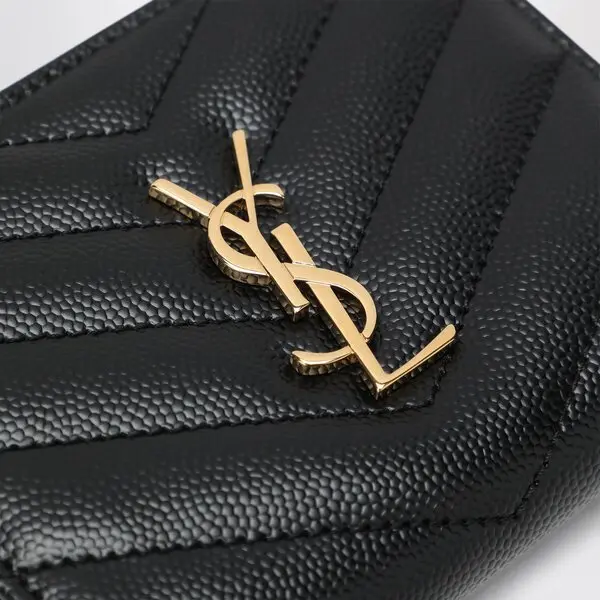 Saint Laurent Cassandre Matelassé Bi-fold Wallet