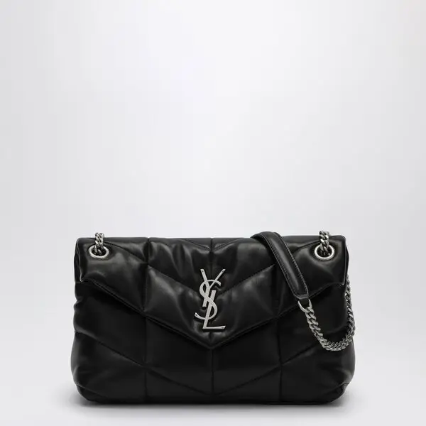 Saint Laurent Small Loulou Puffer Bag - Black