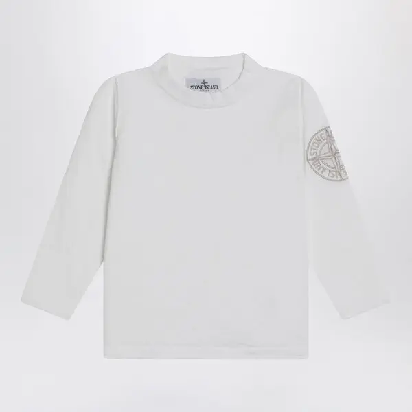 Stone Island Crew Neck Long-sleeve T-shirt - White
