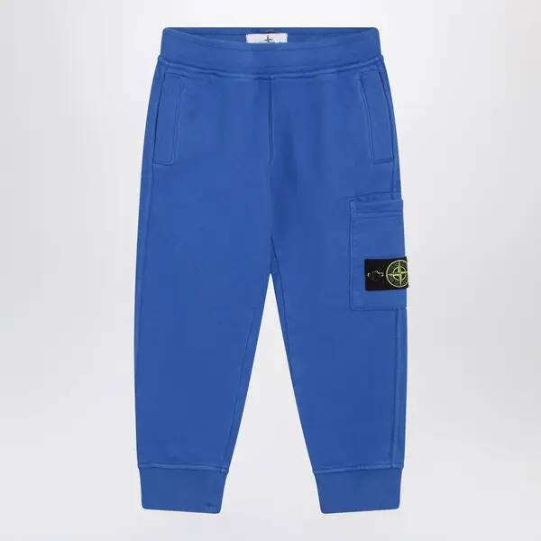 Stone Island Cotton Jogging Pants - Blue