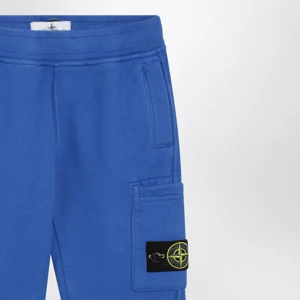 Stone Island Cotton Jogging Pants - Blue