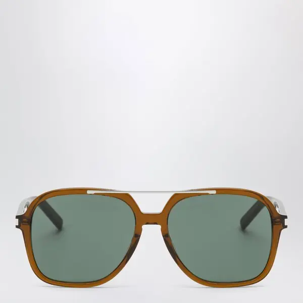 Saint Laurent Sl 545 Aviator Sunglasses - Brown