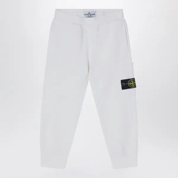 Stone Island Cotton Jogging Pants - White