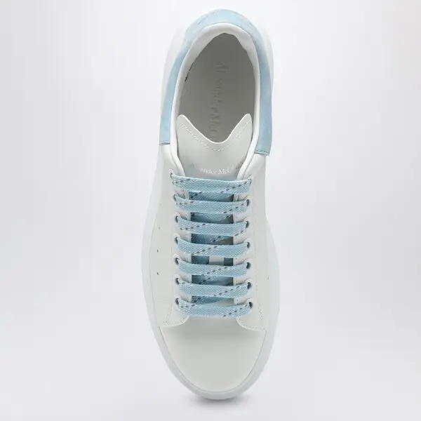 Alexander McQueen Oversized Leather Sneakers - White