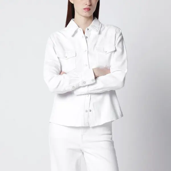 FRAME Rigid Denim Shirt - White