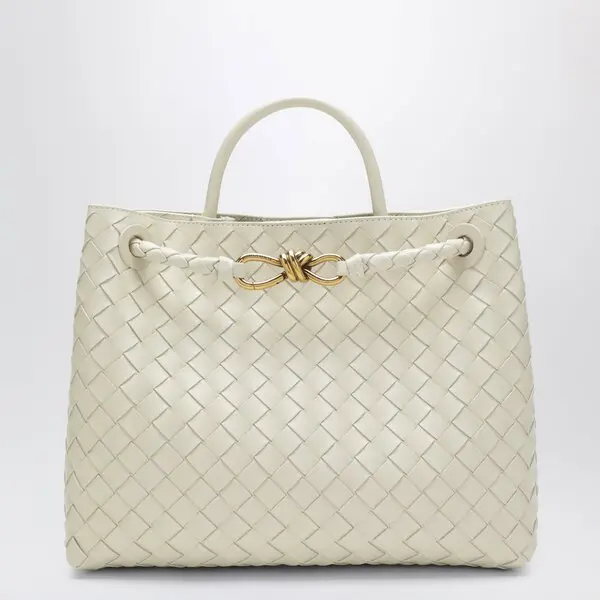 Bottega Veneta Andiamo Medium Bag - White