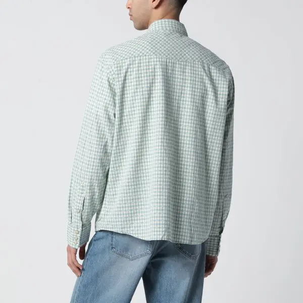 Polo Ralph Lauren White/ Classic-fit Madras Western Shirt - Green