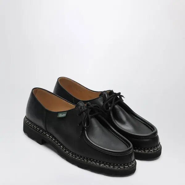 Paraboot Michael Leather Lace-up Shoes - Black