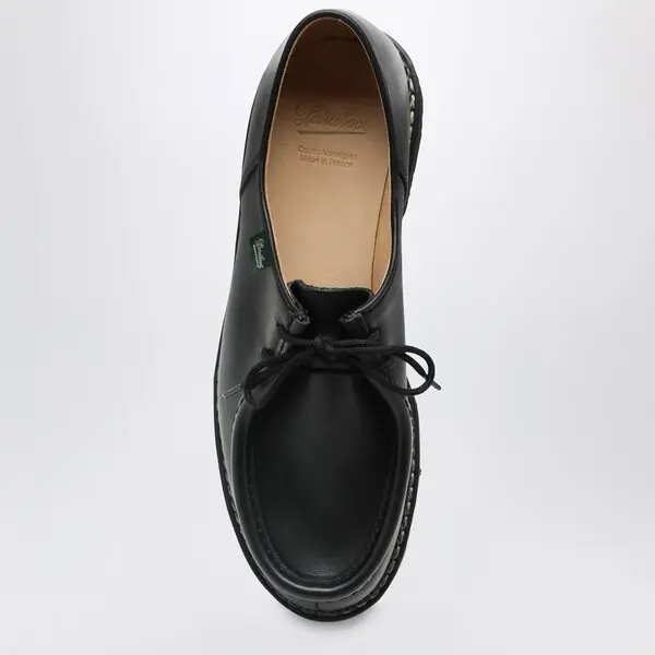 Paraboot Michael Leather Lace-up Shoes - Black