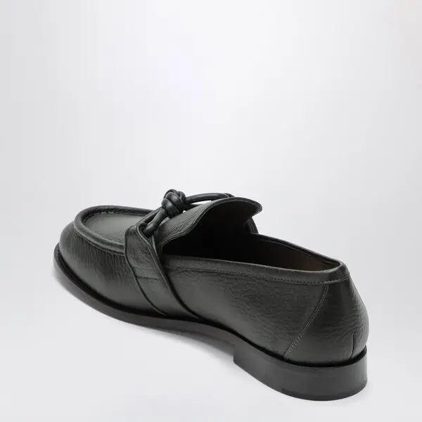 Bottega Veneta Astaire Loafers With Knot Detail - Green