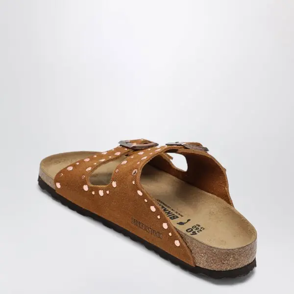 BIRKENSTOCK Arizona Rivet Suede Slides