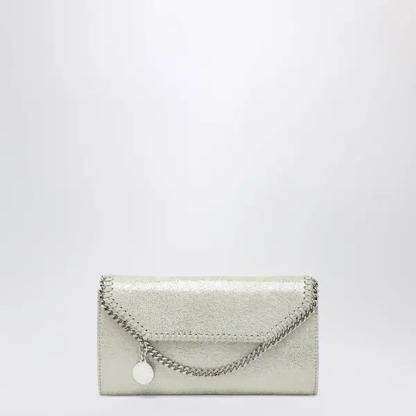 Stella McCartney Light Lime Falabella Shoulder Wallet Bag - Green