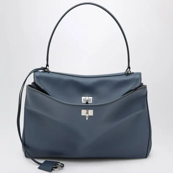 Balenciaga Rodeo Medium Smooth Calfskin Bag - Blue